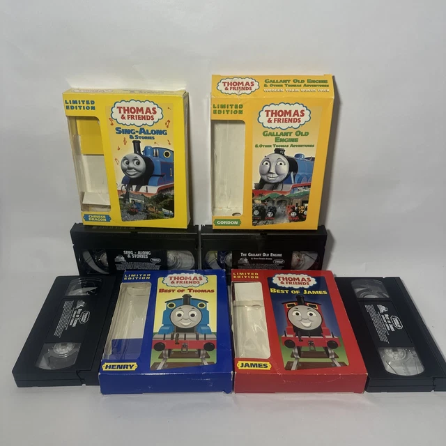 THOMAS & FRIENDS Limited Edition VHS Tapes Lot Of 4 Best Of James ...