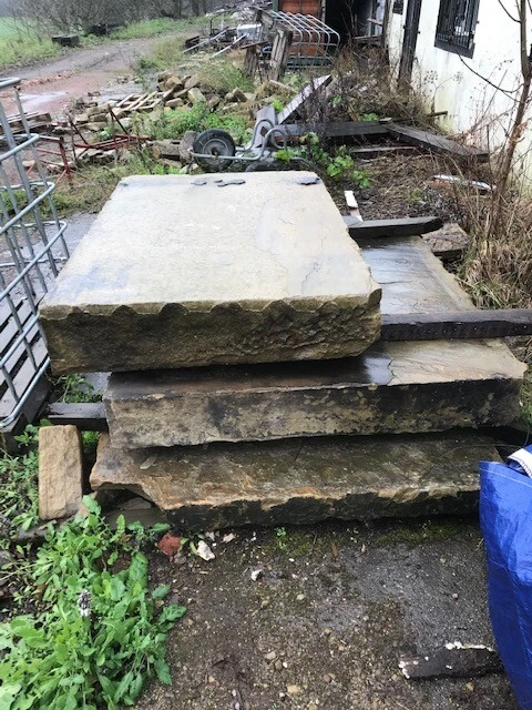 3/LARGE/STONE/LANDING/YORKSTONE/FLAG/BY CHRIS GARSIDE £200.00 - PicClick UK