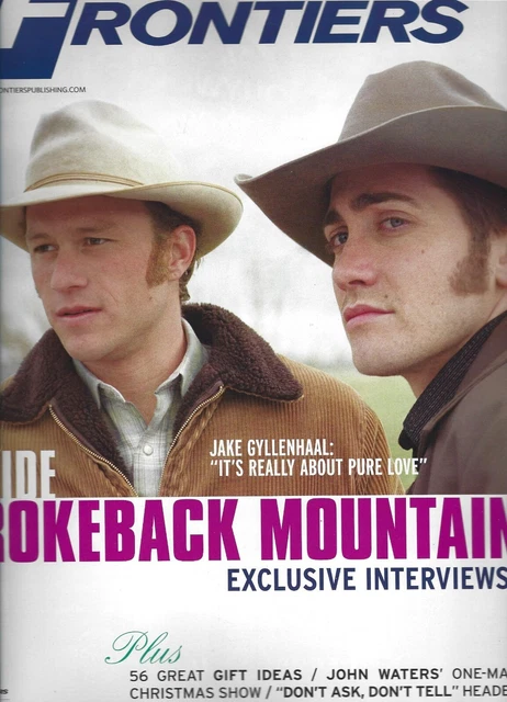 MAGAZINE FRONTIERS BREAKBACK MOUNTAIN HEATH LEDGER JAKE GYLLENHAAL EUR ...