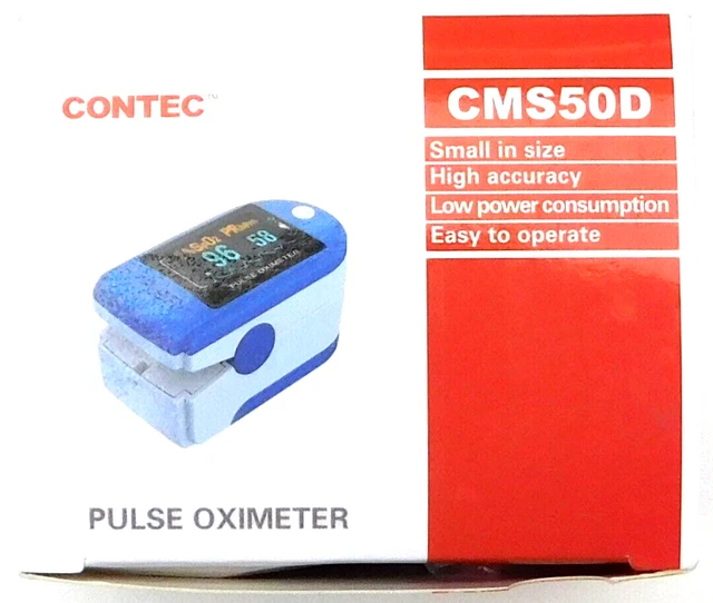 CONTEC CMS50D FINGER Pulse Digital Oximeter Blood Oxygen Saturation ...