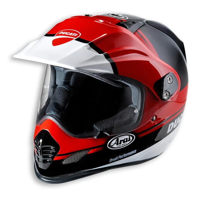 DUCATI ARAI STRADA Tour X 3 Enduro Helmet Integral Helmet Black Red New ...