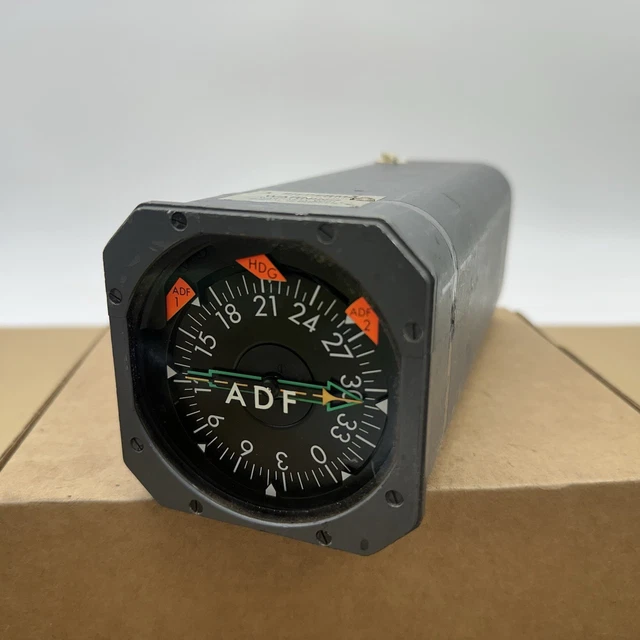 VINTAGE JAEGER RMI / ADF Indicator Aircraft Radio Compass Gauge France ...