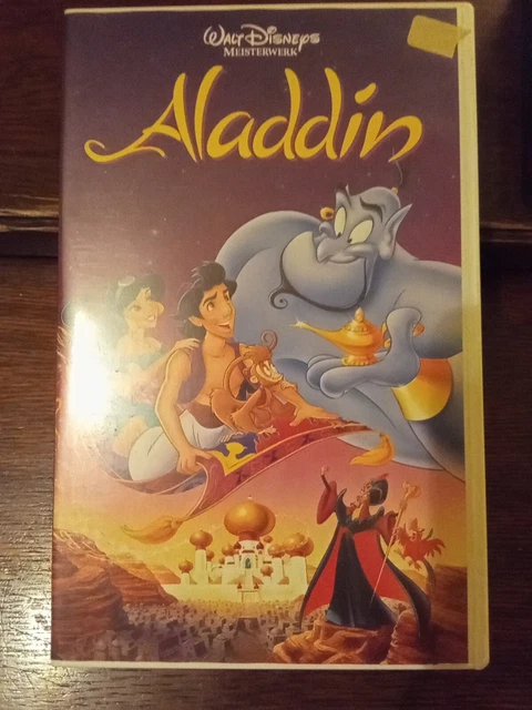 ALADDIN VHS VIDEO Kassette Walt Disneys Meisterwerk 400 01662 EUR 1,00 ...