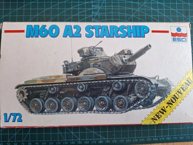 ESCI VINTAGE M60 A2 Starship 1:72 Scale Model Kit # 8316. EUR 26,78 ...