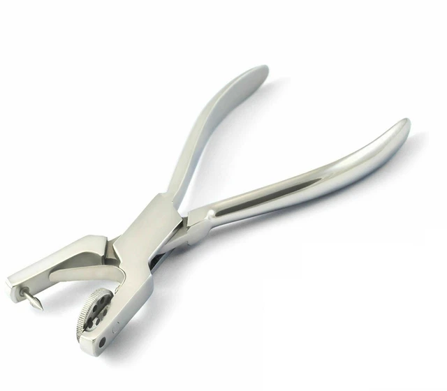 DENTAL PUNCH HOLE Forceps Ainsworth Plier Endodontics Rubber Dam ...