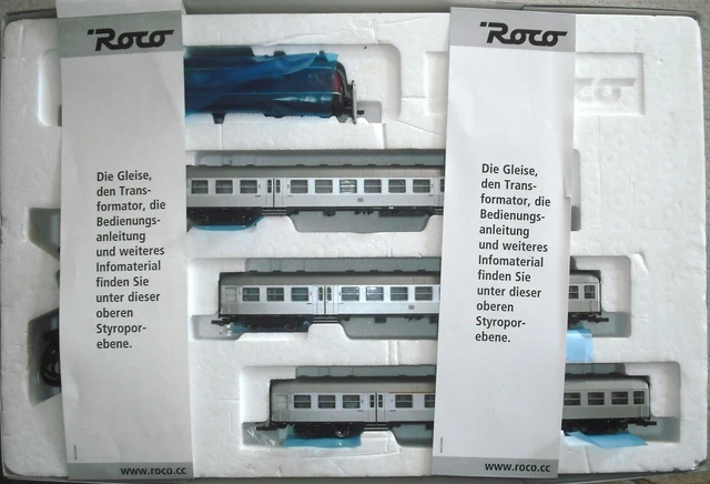 ROCO H0 41250: DIGITAL-Startset mit Sound V200 und 3 Silberlinge DB Ep ...
