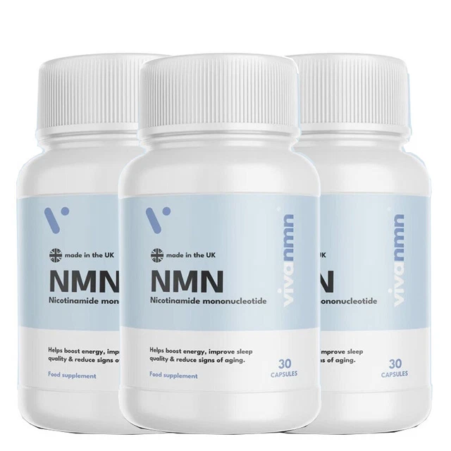 VIVANMN PURE NMN | 500mg Capsules Boosted Energy, Enhanced Sleep 30 ...