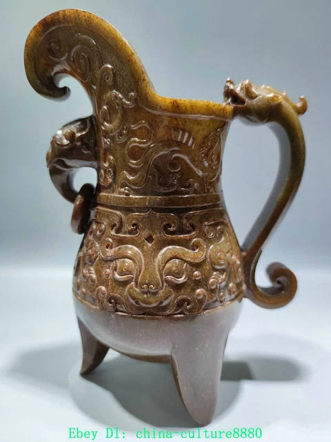 8 &CU DYNASTIE et Tian Yulong 郫xiu tasse de vin de tête de bête EUR 5. ...