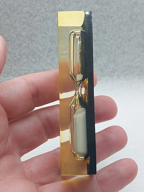 ANCIEN SABLIER TÉLÉPHONE Vintage . Inclusion Lucite Boîte D'origine EUR ...