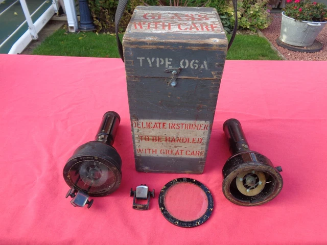 WW2 RAF AIR Ministry Aircraft. 2 x TYPE 06A Hand Held Compass's & 1 ...