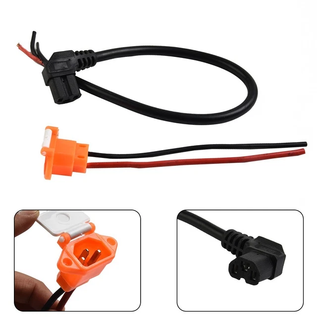 ELECTRIC SCOOTER VEHICLE Charging Socket E-bike Car Plug Cable Wire ...
