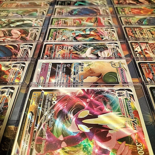 POKEMON CARDS BUNDLE Inc Ultra Rare V Vmax Vstar Holos Shinys Job Lot ...