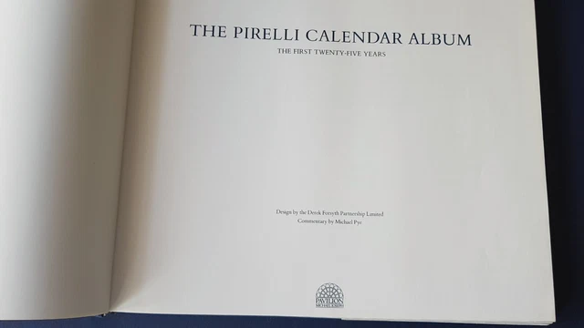 VINTAGE BOOK THE Pirelli Calendar Album: The First Twenty-Five Years VG ...