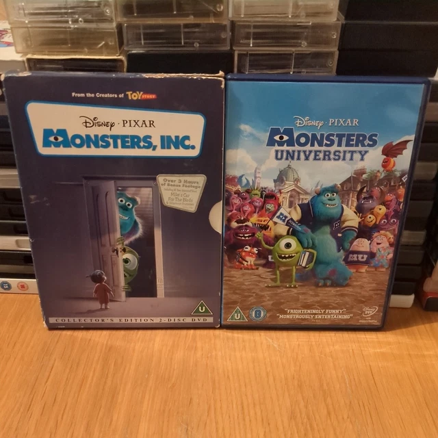 MONSTERS, INC. COLLECTORS Edition (2 Disc) & Monsters University (DVD ...