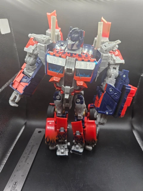 2007 TRANSFORMERS MOVIE Optimus Prime Hasbro Leader Class Premium ...
