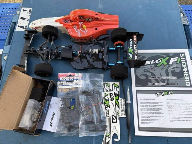 SHEPHERD VELOX F1 RC Car with Servo 1/10 Electric Racing High ...