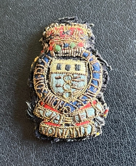 OLD ORIGINAL VINTAGE Antique Military Patch Flash. WW1/WW2. Not Cap Hat ...