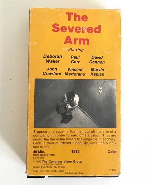 THE SEVERED ARM VHS 1973 70s Horror Slasher Congress NTSC £10.79 ...