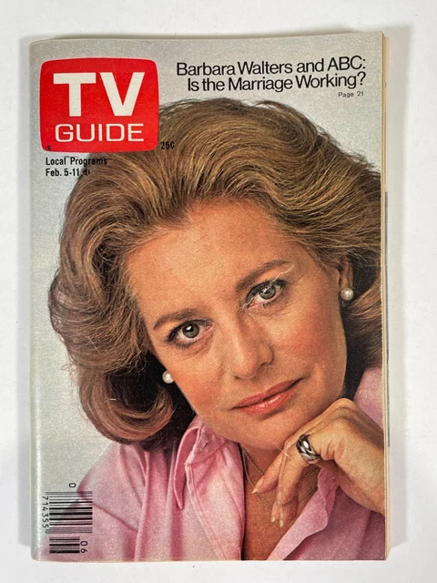1977 TV GUIDE Barbara Walters NY Metro Edition £5.22 - PicClick UK