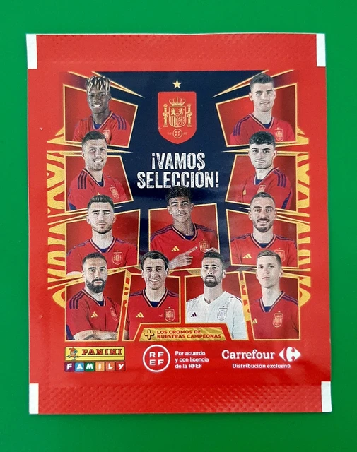 PANINI SEALED PACK UEFA EURO 2024 Spanish TEAM POCHETTE BUSTINA SOBRE ...