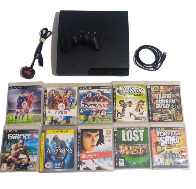 SONY PLAYSTATION 3 Slim Black Console 320GB CECH-3003B, Tested, Working ...