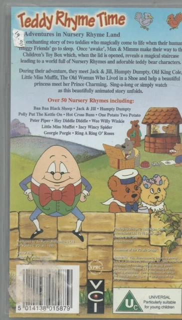 TEDDY RHYME TIME Adventures In Nursery Rhyme Land 50+ Nursery Rhymes ...