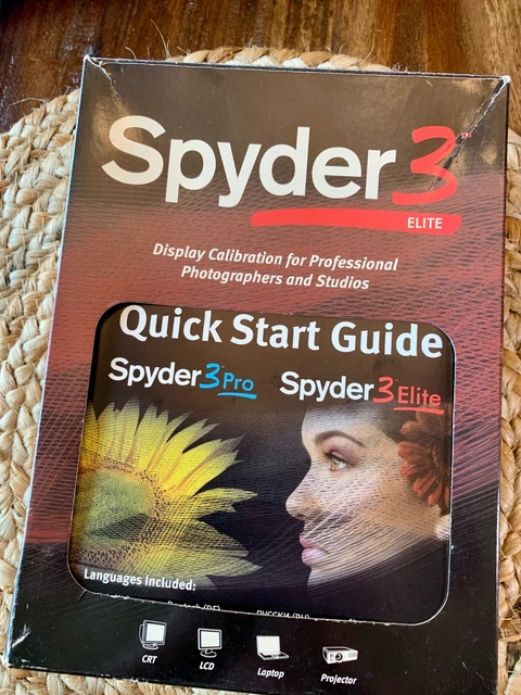 DATACOLOR SPYDER 3 Elite Display Calibration Photography Monitor LCD ...