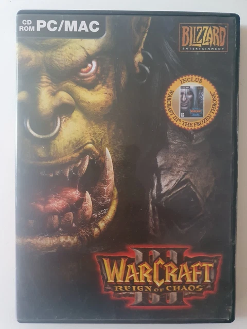 WARCRAFT III REIGN Of Chaos + Frozen Throne Jeu Pc Mac Complet En ...