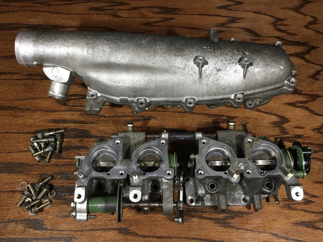 NISSAN PULSAR GTIR SR20DET INTAKE MANIFOLD + THROTTLE BODY = SR20 RNN14 ...