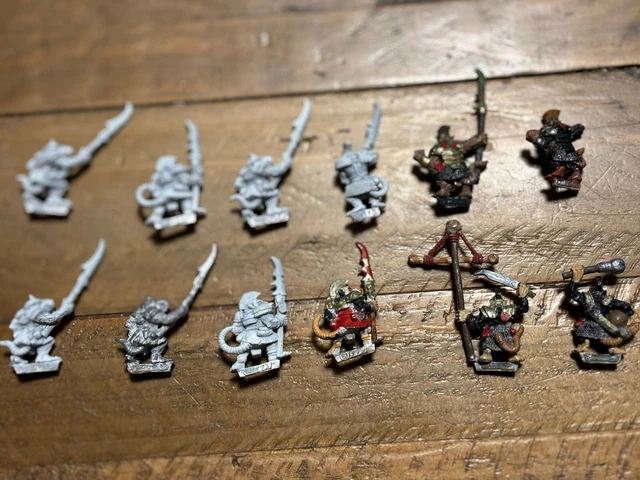 SKAVEN STORMVERMIN X 12 Metal With Full Command Marauder OOP Oldhammer ...