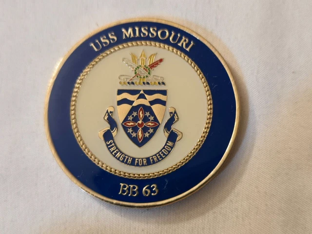 US NAVY USS Missouri BB-63 Battleship CPO Legacy Academy Chief ...