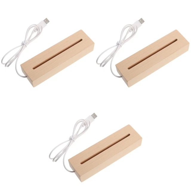 3 PIECES USB Lamp Holder Table Top Display Stand Light Base £23.18 ...