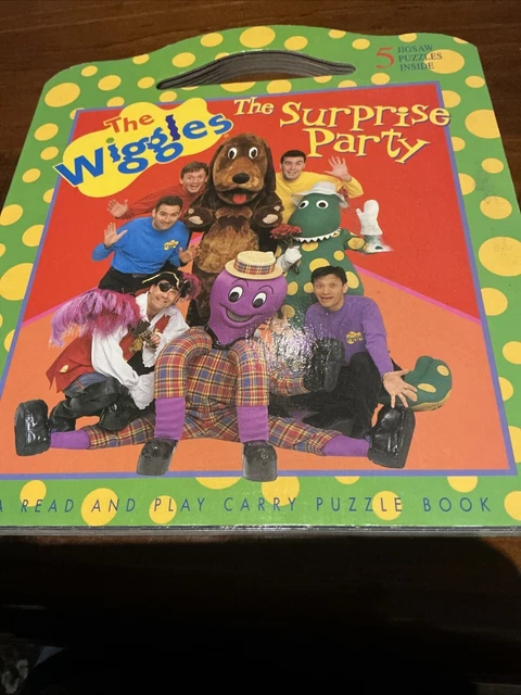 THE WIGGLES THE Surprise Party Puzzle Book. RARE Original Images VHTF ...