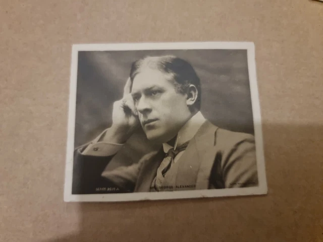 RARE MINIATURE POSTCARD. Actor Actress. George Alexander. Vintage ...