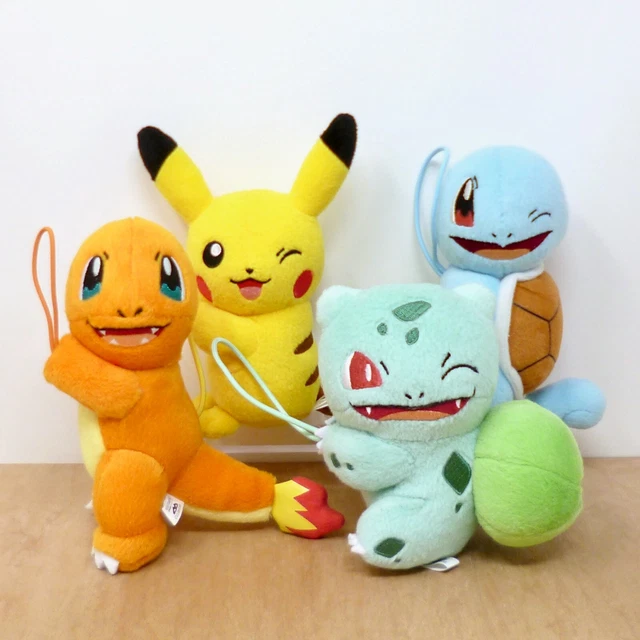 POKEMON BANPRESTO PLUSH Soft Toy Bundle Charmander Pikachu Bulbasaur ...
