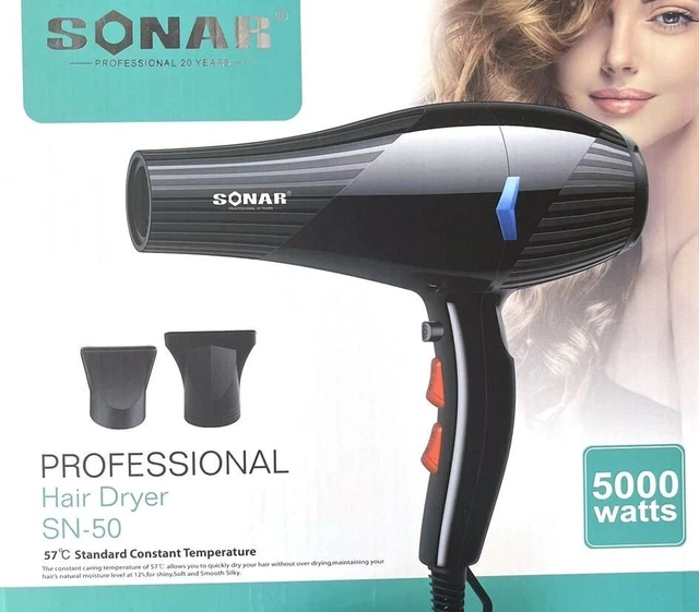 SÈCHE-CHEVEUX PROFESSIONNEL SÈCHE-CHEVEUX Sonar Sn-50 5000w Diffuseur ...