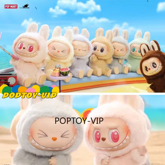 POP MART LABUBU The Monsters Have a seat summer party Macaron 2nd Plush ...