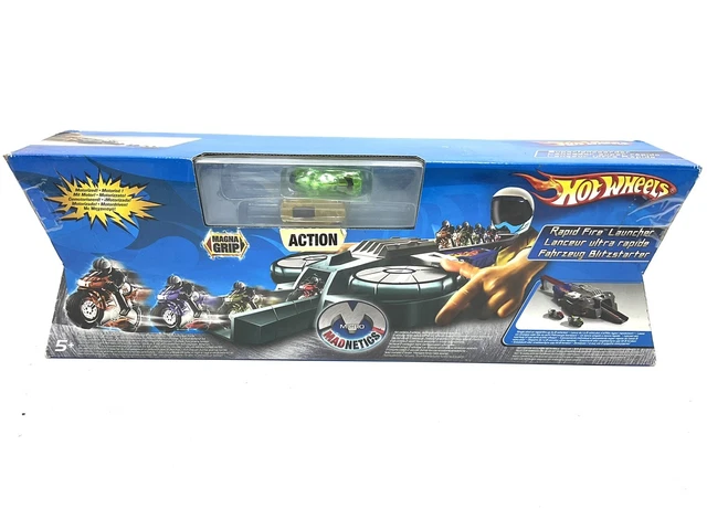HOT WHEELS 2005 Micro Madnetics Rapid Fire Launcher Set New Sealed#Ff ...