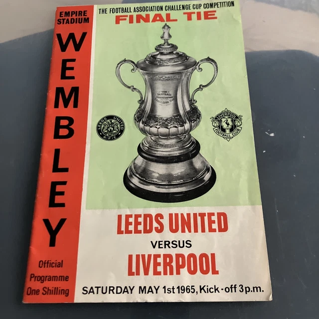 LEEDS UNITED V Liverpool FA Cup Final Programme 1965. £10.00 - PicClick UK