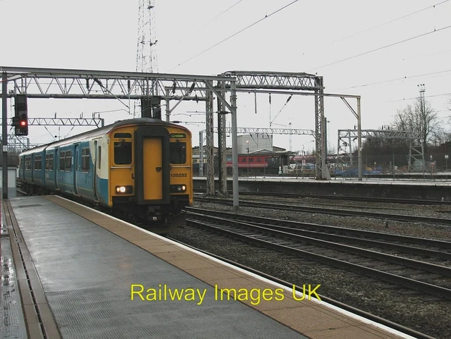 RAILWAY PHOTO CLASS 150 DMU ATW train entering Crewe c2008 £2.00 ...