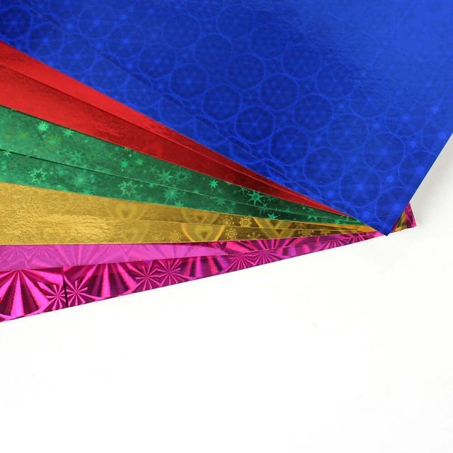 ORIGAMI DI CARTA color cartoncino per bambini gru da taglio decoupage ...