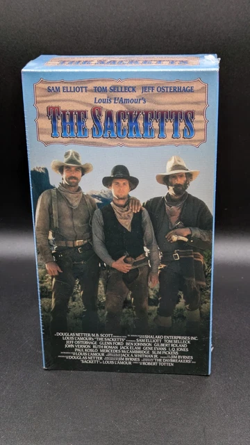 THE SACKETTS - Sam Elliott - Tom Selleck - Jeff Osterhage (VHS) classic ... THE SACKETTS - Sam Elliott - Tom Selleck - Jeff Osterhage (VHS) classic ...