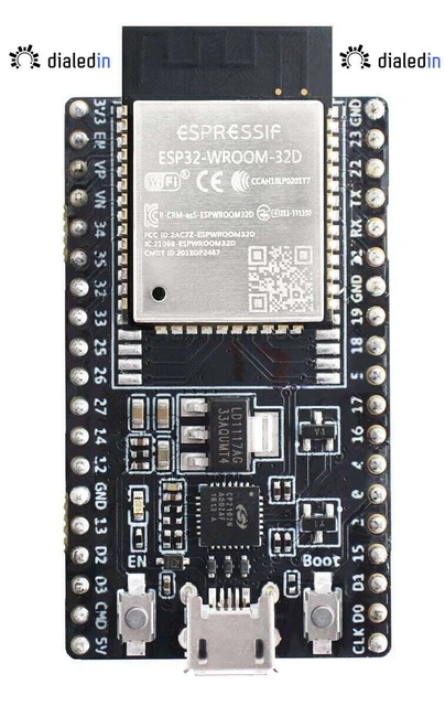 ESPRESSIF ESP32-DEVKITC-V4 DEVELOPMENT Board ESP32 WROOM 32D EUR 12,05 ...
