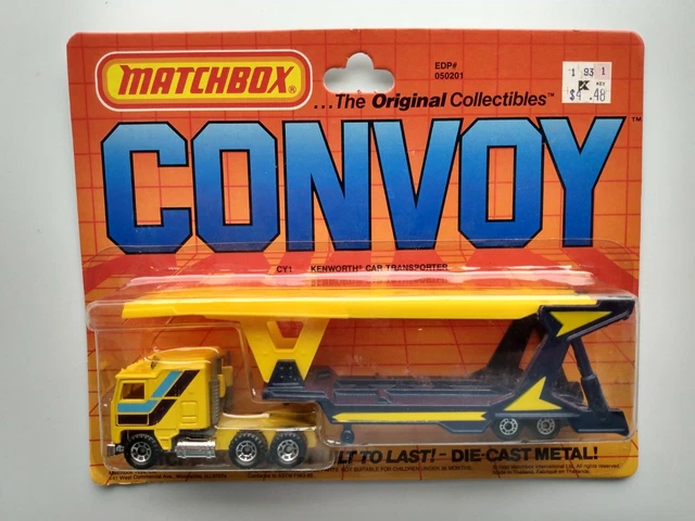 MATCHBOX - CONVOY - CY-1 - Kenworth Car Transporter - 1990 EUR 28,79 ...