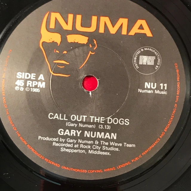 GARY NUMAN CALL Out The Dogs 1985 UK 7" vinyl single 45 record A £14.99 ...