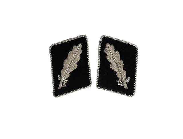 WW2 SA STANDARTENFÜHRER Collar Tabs Rank Insignia Hand Embroidered ...