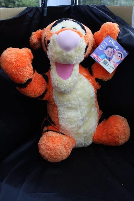 TIGGER TALKING PLUSH 21” Disney fisher-price Winnie the pooh "2003 ...