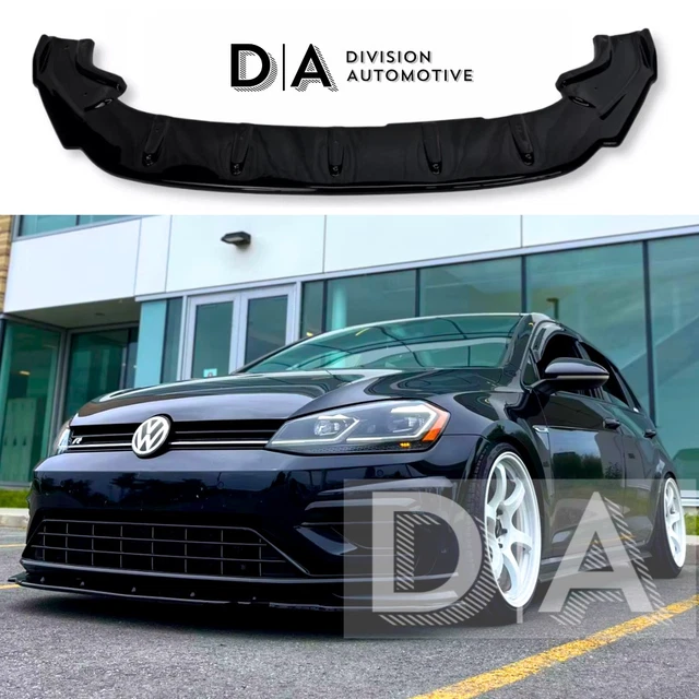 VW GOLF MK7 Mk7.5 R Gtd Gti Front Splitter Spoiler Lip Body Kit 2013 ...