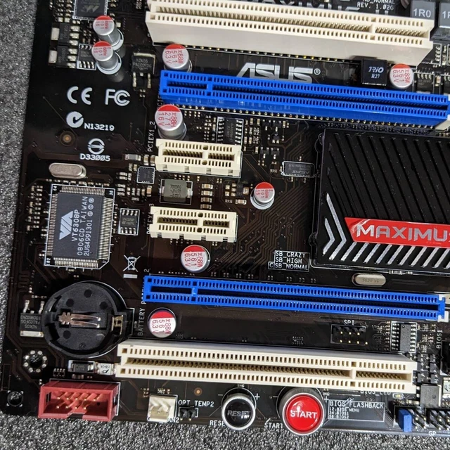 ASUS MAXIMUS II Formula LGA775 Intel P45 Motherboard Used LCD Poster ...