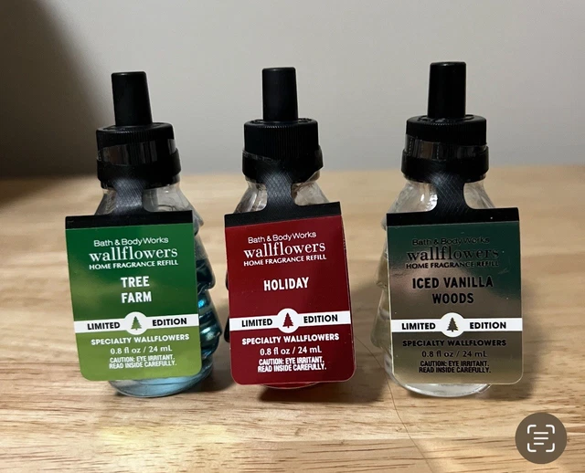 BATH & BODY Works Limited Edition Specialty Wallflowers Refills Holiday ...